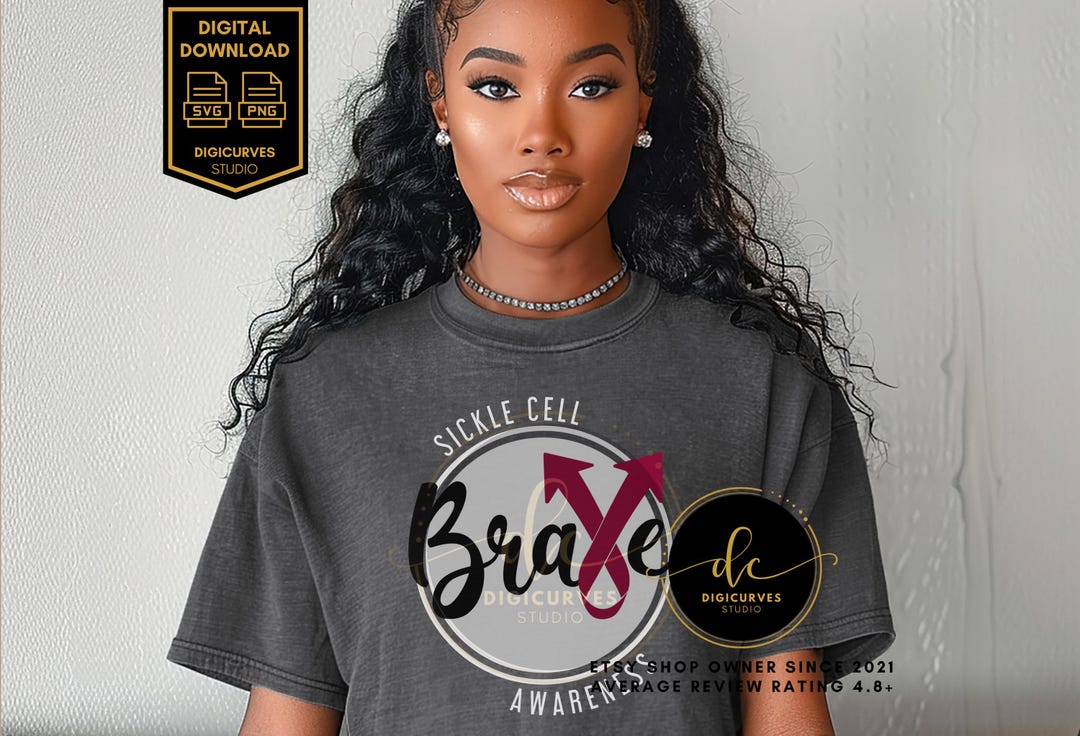 Sickle Cell Awareness SVG | Sickle Cell Ribbon PNG | Sickle Cell Anemia ...