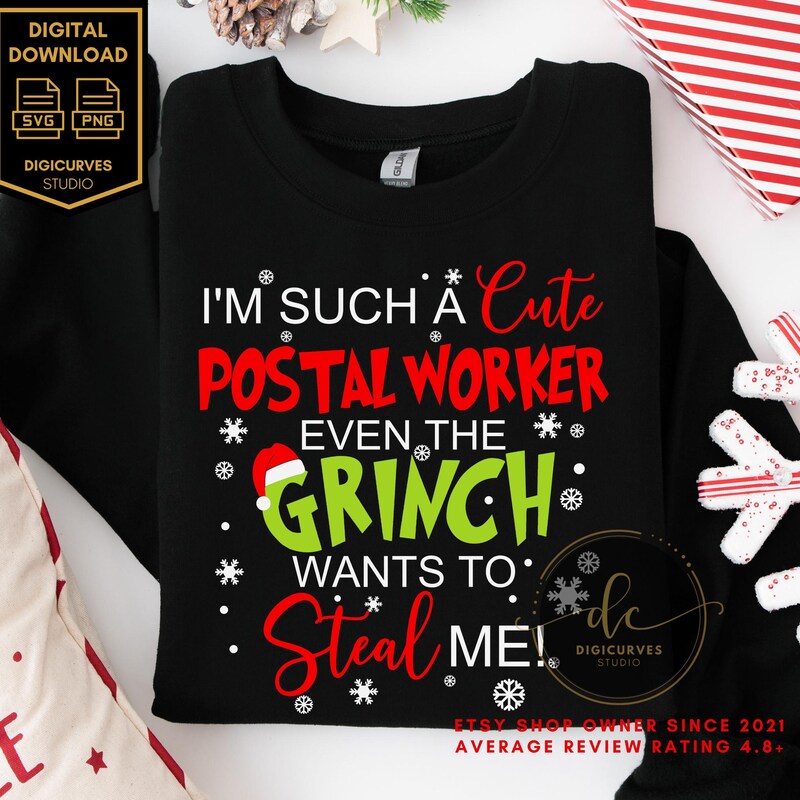 Postal Worker Svg - Etsy