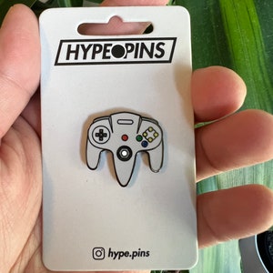 N64 Controller Hard Enamel Pin - Etsy