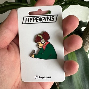 Lofi Girl Vibes Hard Enamel Pin - Etsy
