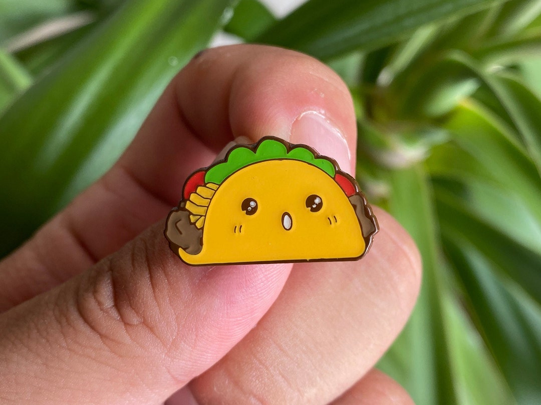 Cute Taco Pins - Etsy