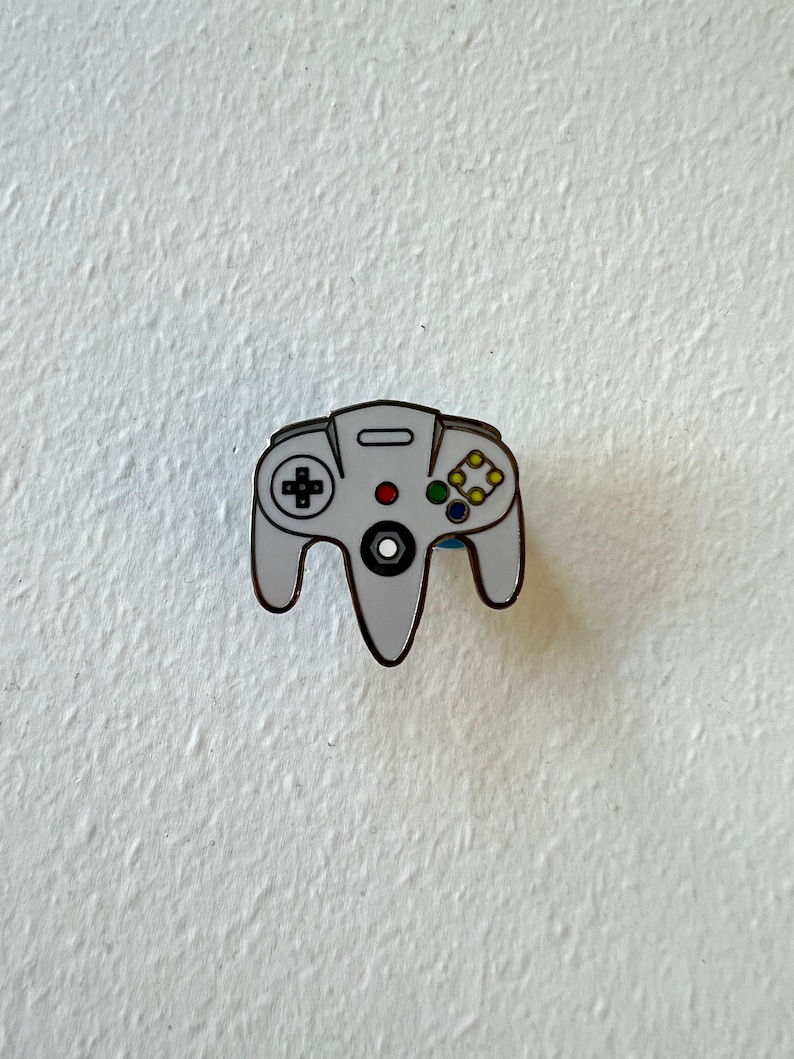N64 Controller Hard Enamel Pin - Etsy