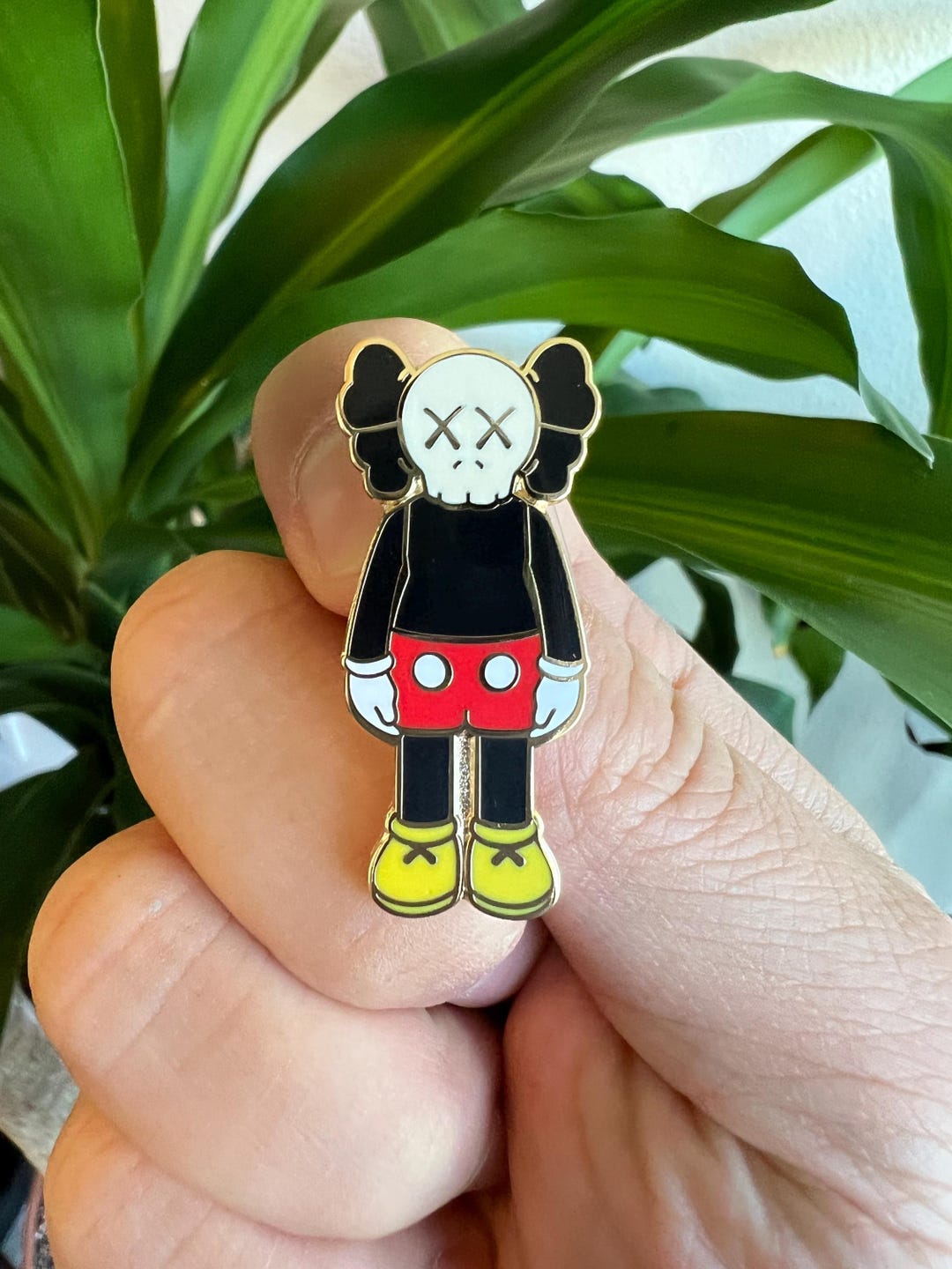 Hypebeast KAWS Mickey Hard Enamel Pin - Etsy