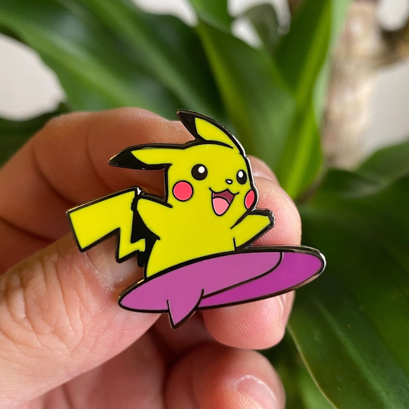 Pikachu Pin - Etsy