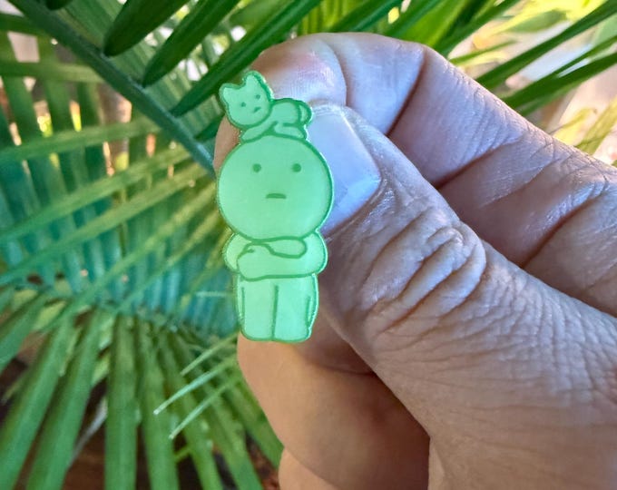 Smiski Kitty 2" Sticker - Etsy