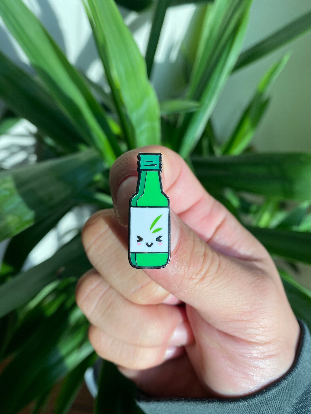 Cute Soju Hard Enamel Pin - Etsy