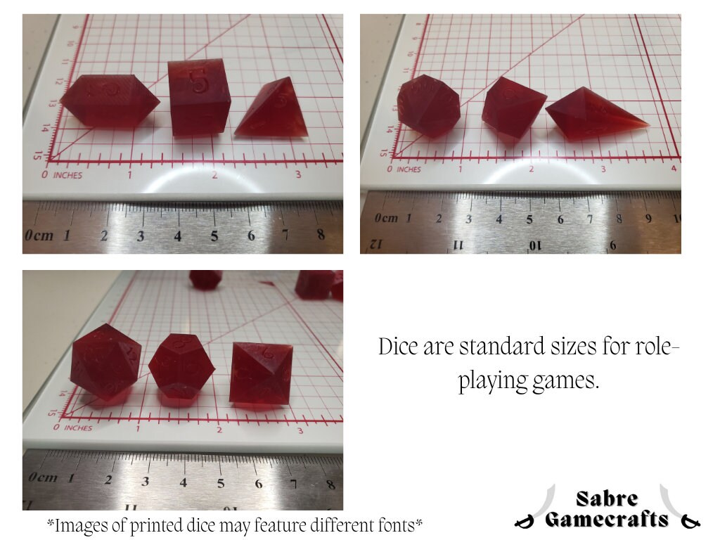 Digital Ready to Print Master Dice STL Files: Amarante | Etsy