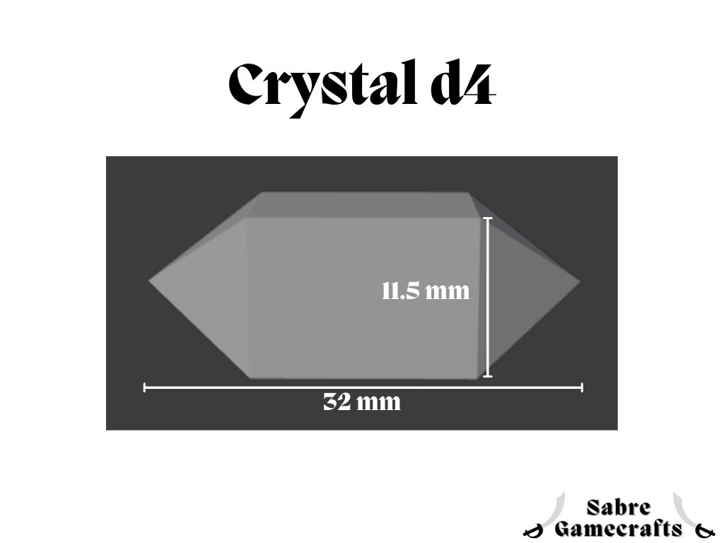 Blank Crystal D4 and Shard D4 Dice STL Files - Etsy