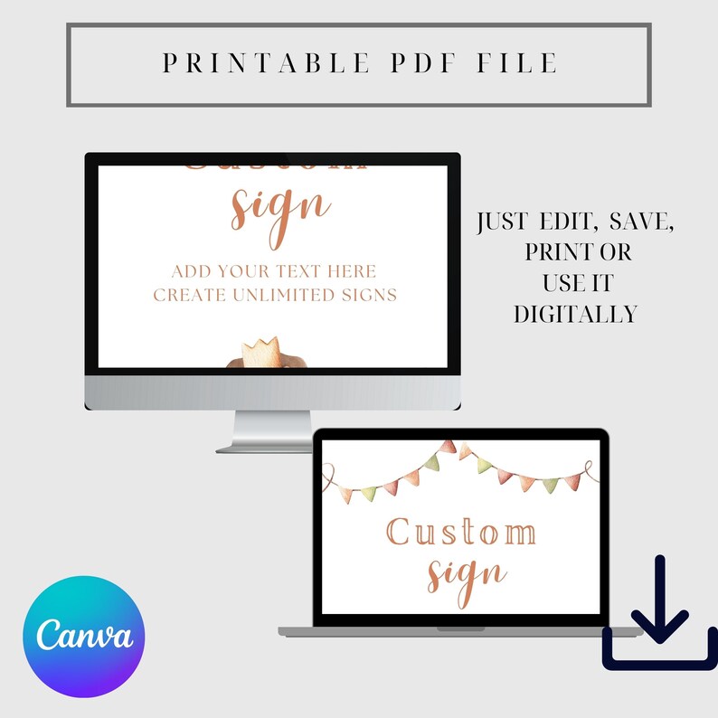 Lion Birthday Party Sign Template, Safari Theme (canva, 8x10 In) - Etsy
