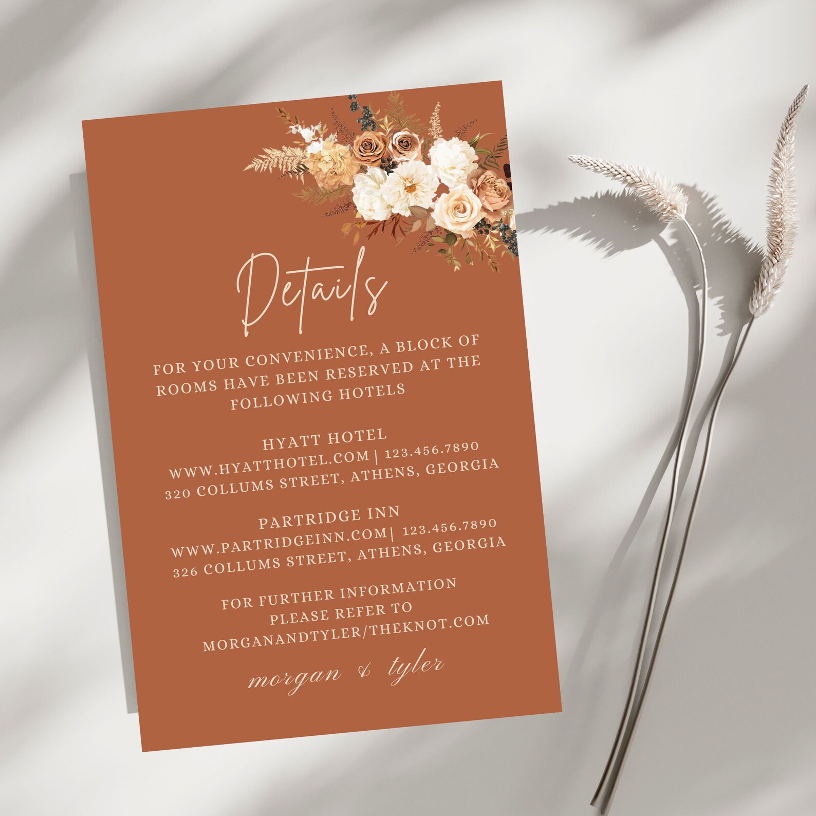 Boho Wedding Invitation Bundle, Printable Wedding Invitation Template ...