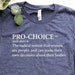 Pro Choice Definition Pro Choice Shirt Abortion Rights - Etsy