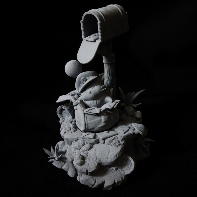 Mail Delivery Moogle 3D Printed Figure Resin - Etsy