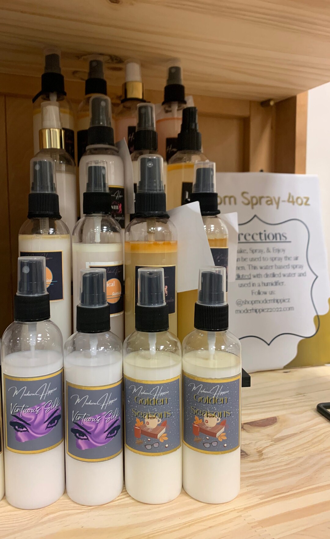 Modern Hippiez Aromatherapy Room Spray Collection - Elevate Your Space ...