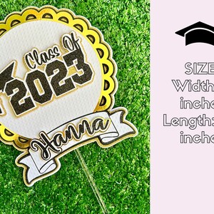 Graduation Cake Topper/class of 2023 Cake Topper/graduation Party ...
