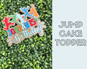 Jump Party Cake Topper - Etsy