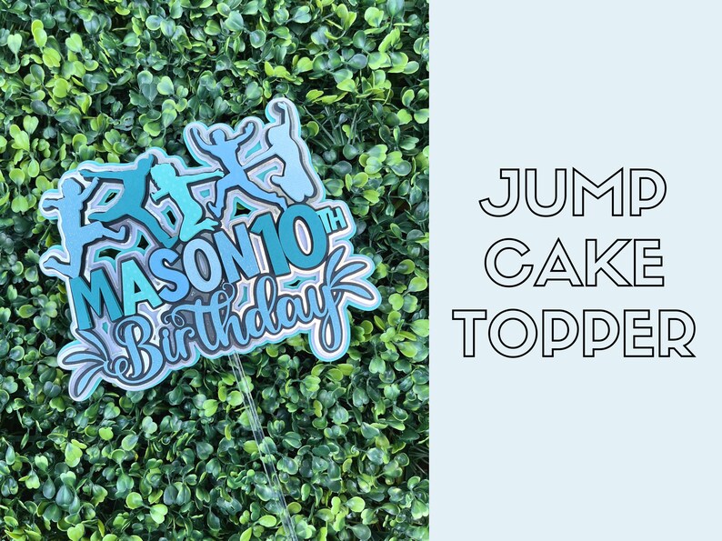 Jump Cake Topper / Trampoline Cake Topper / Trampoline - Etsy