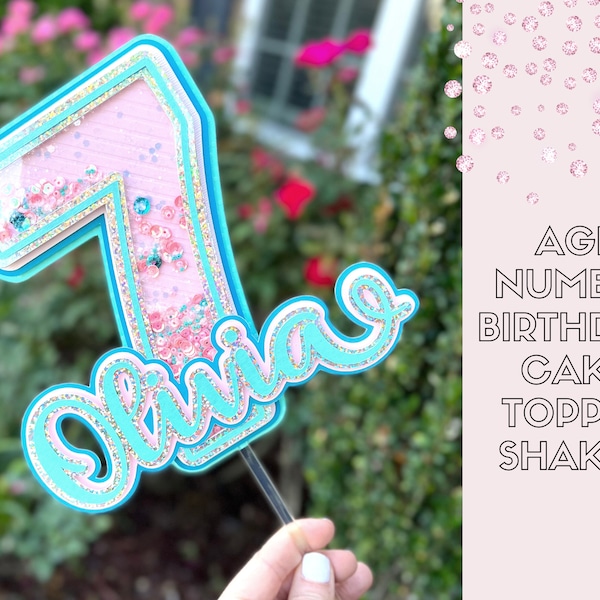 Number Cake Topper - Etsy