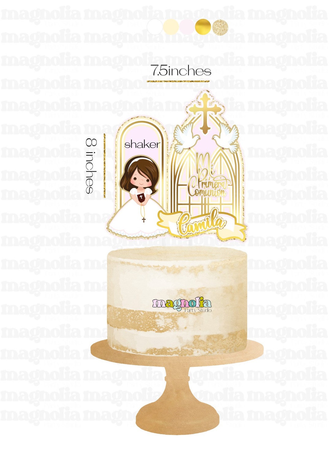 First Holy Communion Cake Topper - Etsy