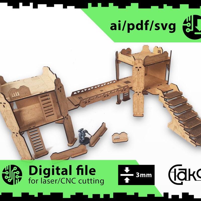 Laser Cut Terrain - Etsy