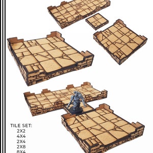 Dnd, Roleplay, Frostgrave Dungeon Tile Set - Laser Cut File MDF 3mm - Etsy