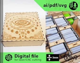 Laser Cut Deck Box Svg - Etsy