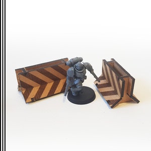 Street Barricade 28mm Laser Cut File MDF Tabletop Wargaming Warhammer ...