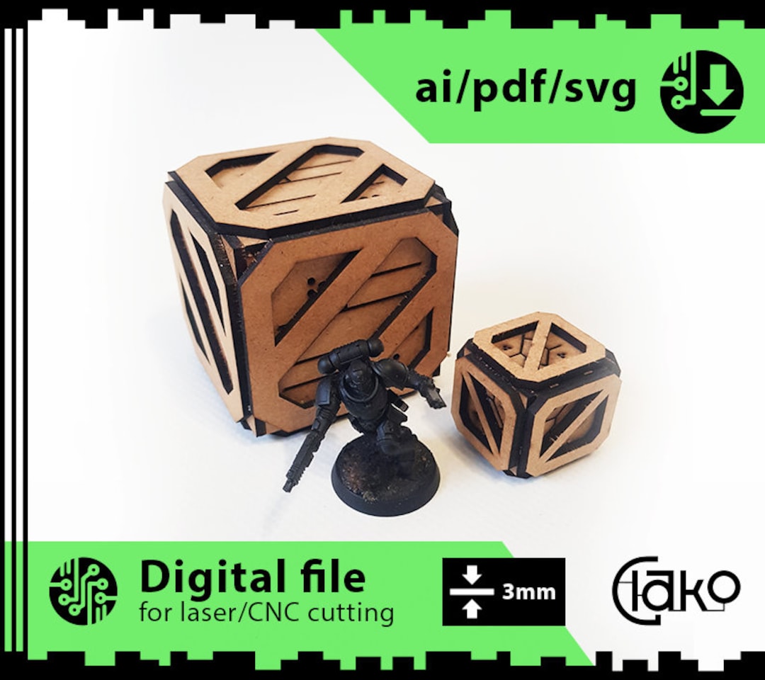 Street Sci Fi Barricade/barrel 28mm Laser Cut File MDF Tabletop ...