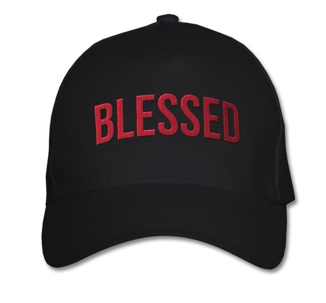BLESSED Cap / Unisex Cap / Embroidered Hat / Embroidery Baseball Cap ...