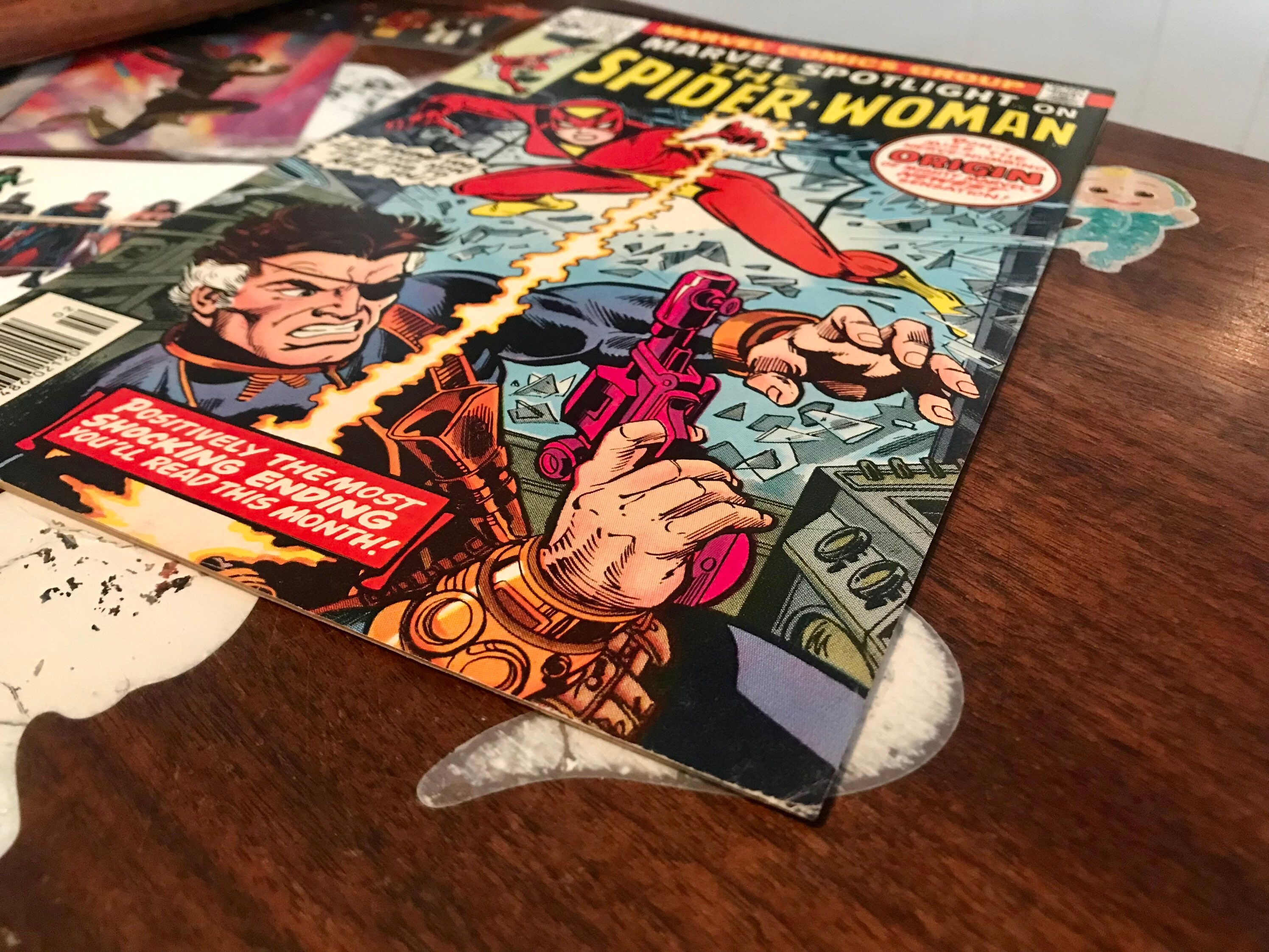 Marvel Spotlight 32 on the Spider-woman 1st Appearance of Spider-woman ...