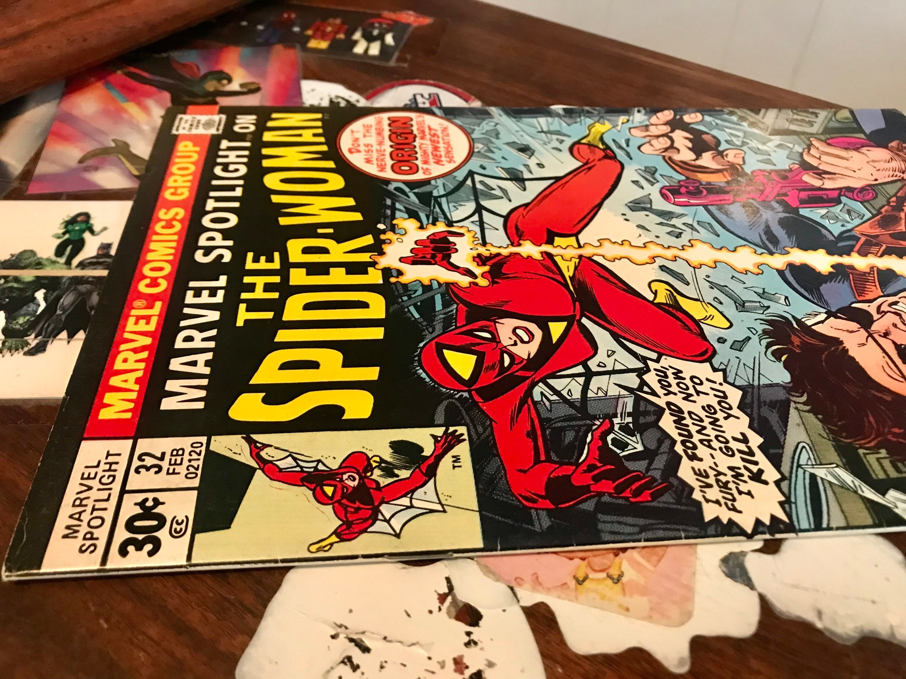 Marvel Spotlight 32 on the Spider-woman 1st Appearance of Spider-woman ...