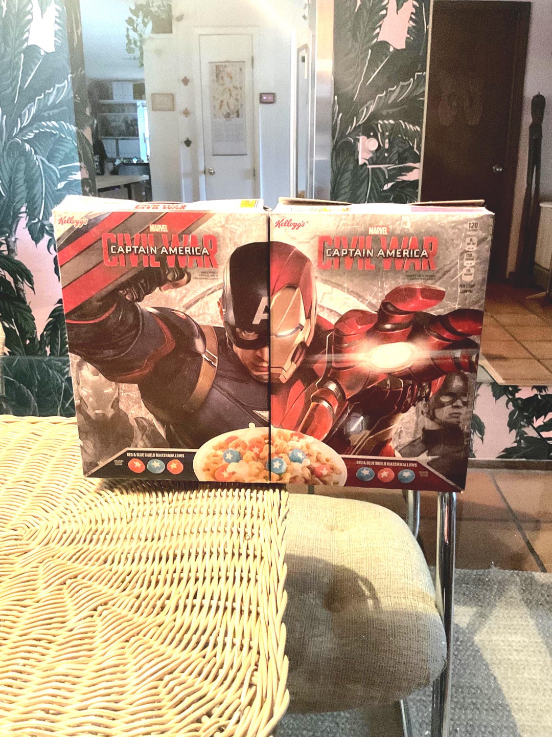 Kellogg’s Marvel Captain America Civil War Cereal Box (empty Boxes) - Etsy