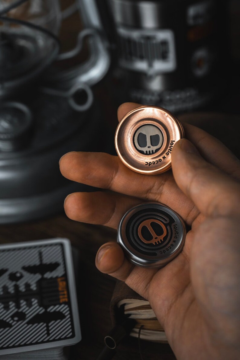 EDC Fidget Toy POP Fidget Coin PAPA Coin Office Decompression - Etsy