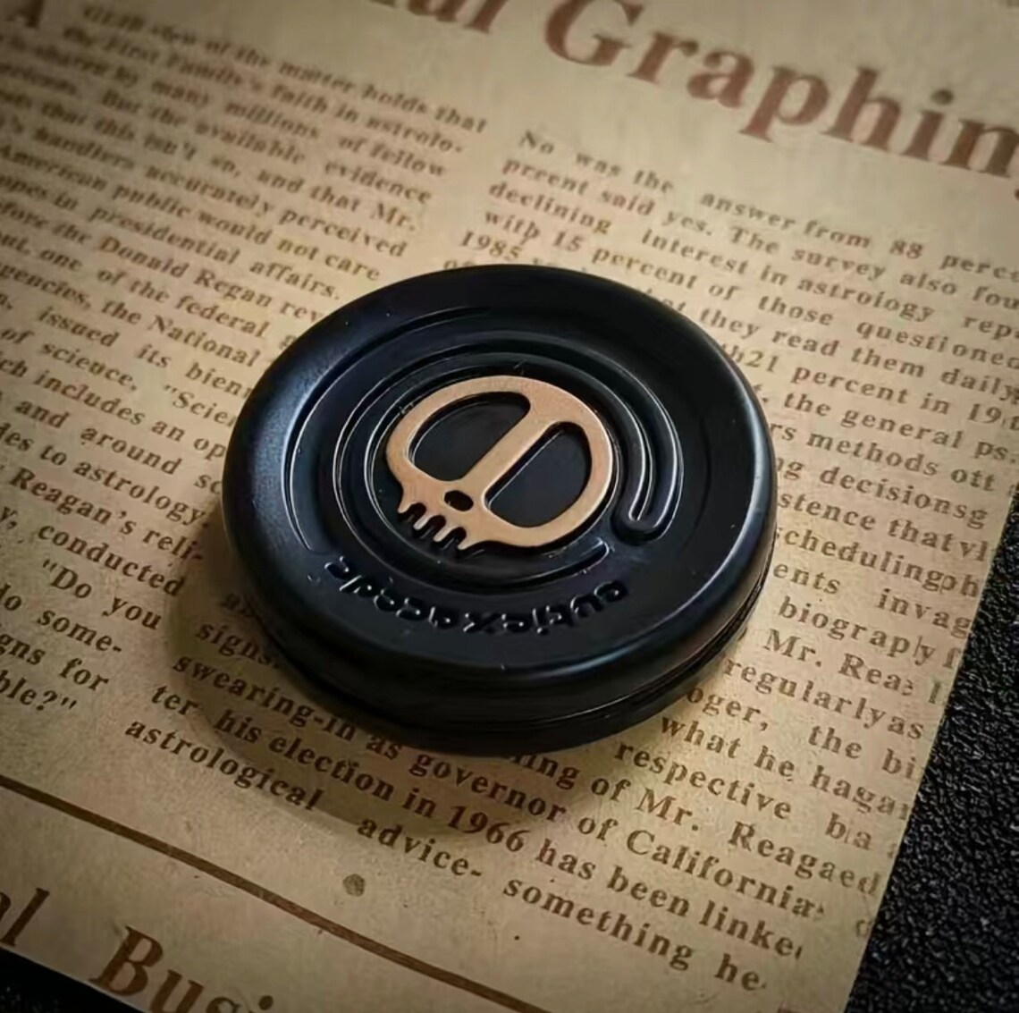 EDC Fidget Toy POP Fidget Coin PAPA Coin Office Decompression - Etsy