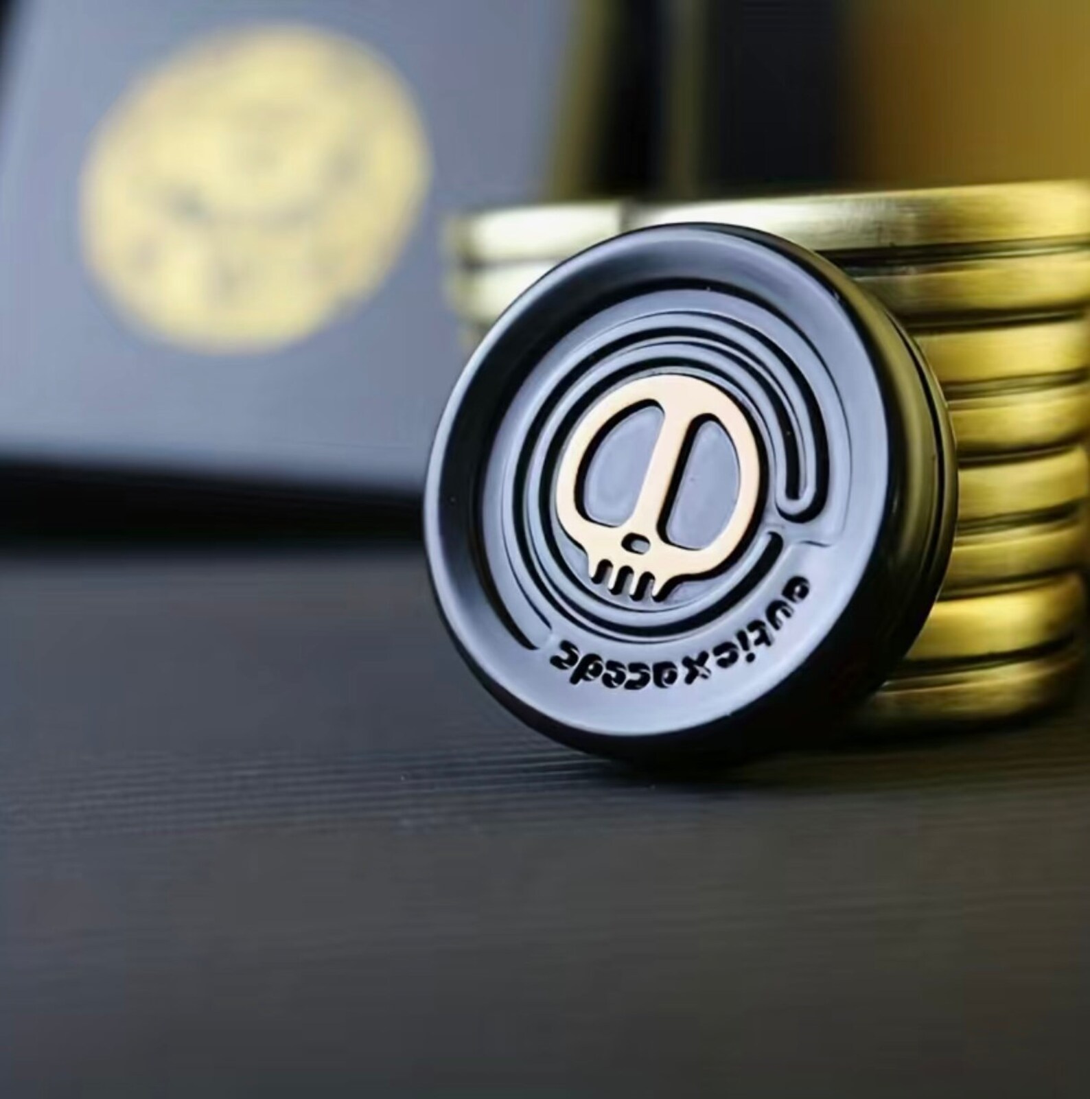 EDC Fidget Toy POP Fidget Coin PAPA Coin Office Decompression - Etsy