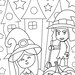 Halloween Coloring Pages | Ghosts | Witches | Castles | Thrilling - Etsy