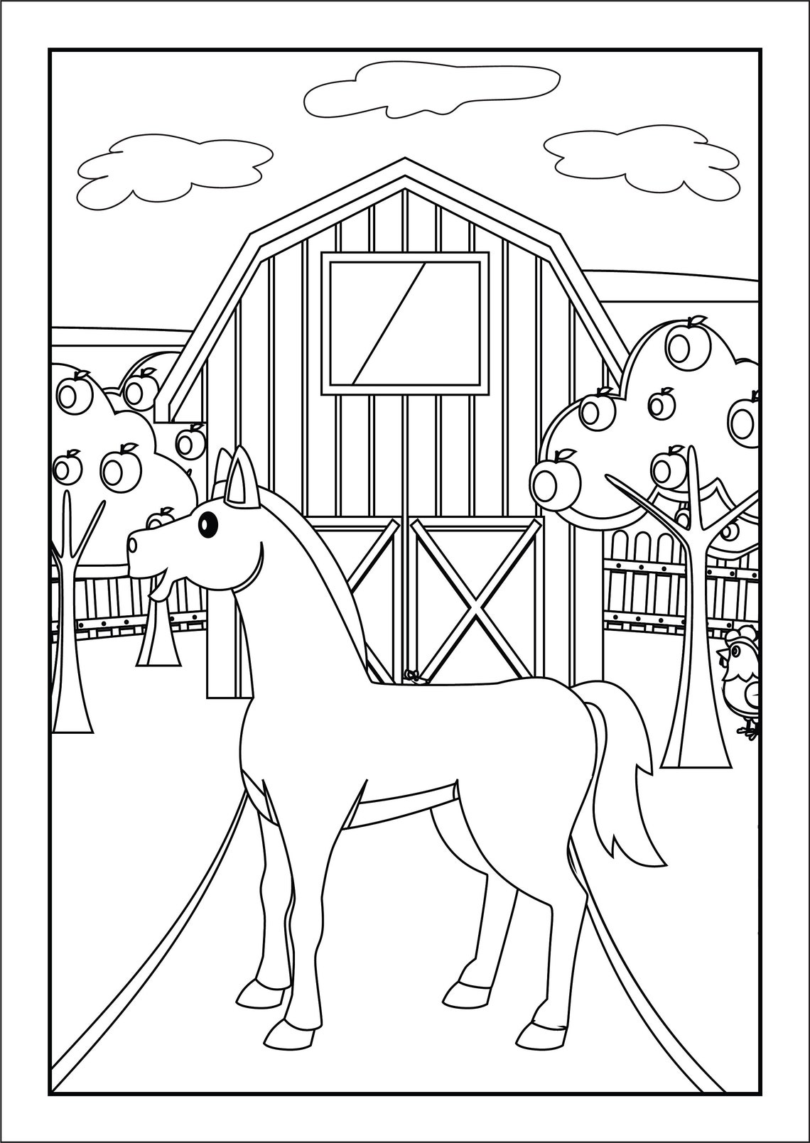 Coloring Book | Children | Animals | Farm | Pets - Etsy