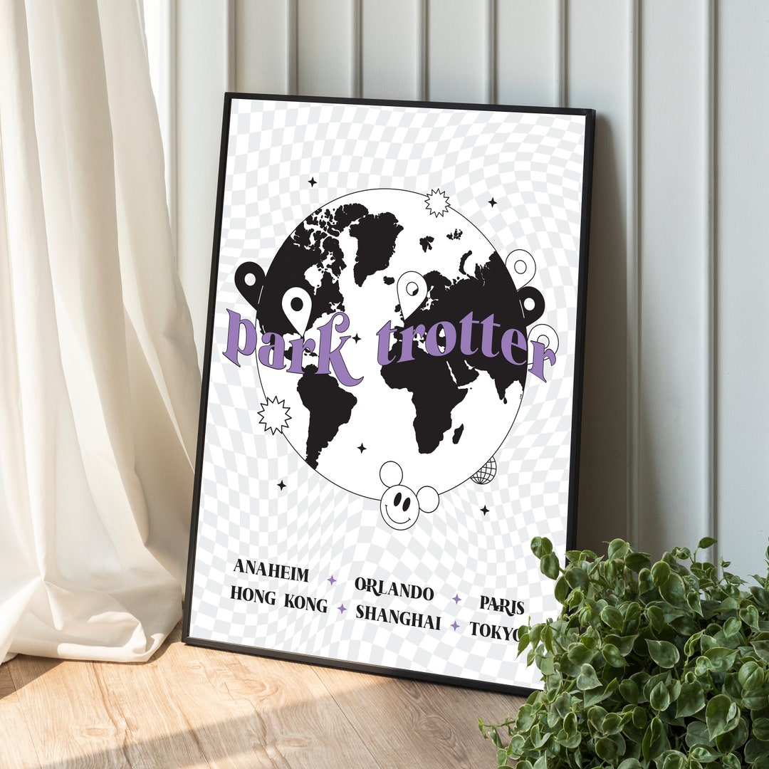 Park Trotters Main Street Walt D Poster Wall Art Digital - Etsy
