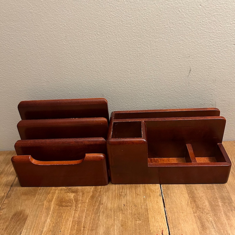 Desk Organizer Vintage - Etsy