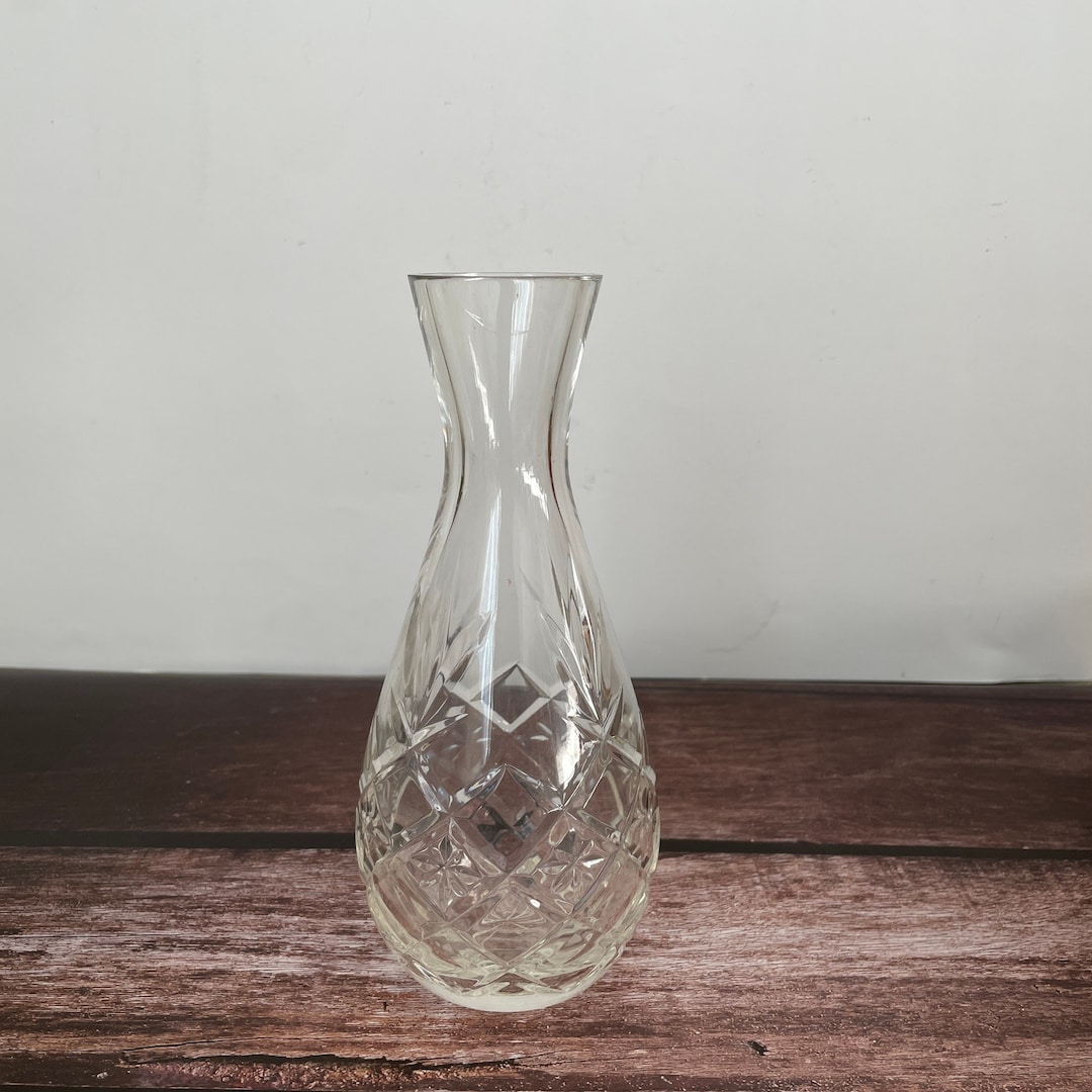 Vintage Pinwheel Crystal Vase, Vintage Crystal Bud Vase, Vintage ...