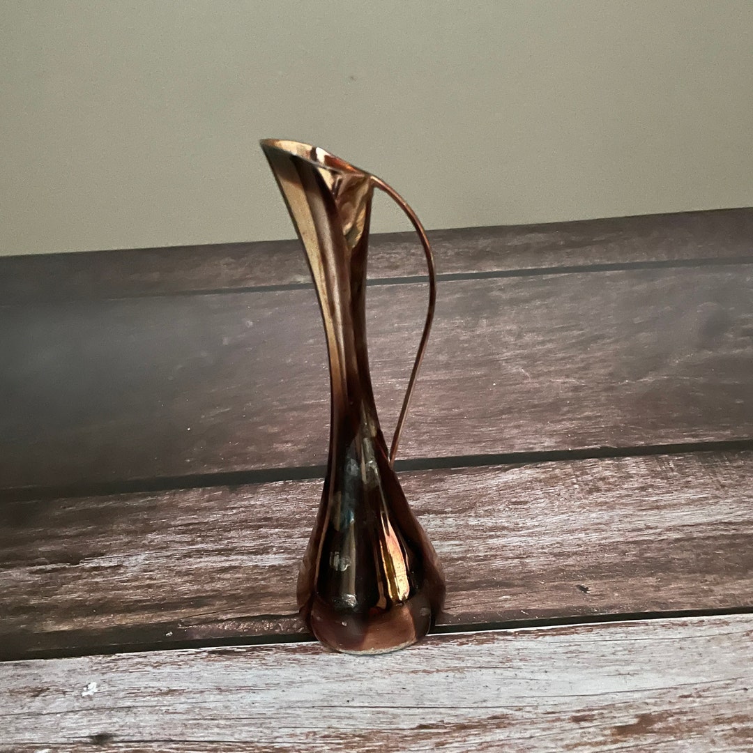 Vintage Leonard Copper Vase Made in Japan, Vintage Japanese Copper Vase ...