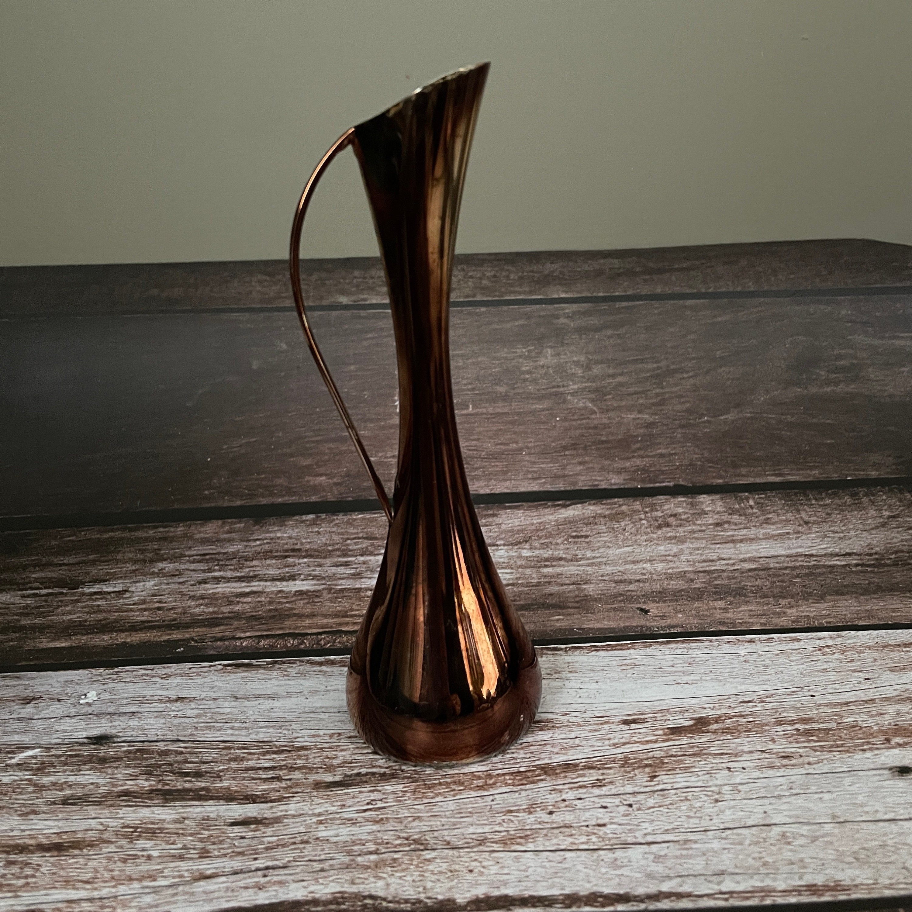 Vintage Leonard Copper Vase Made in Japan, Vintage Japanese Copper Vase ...