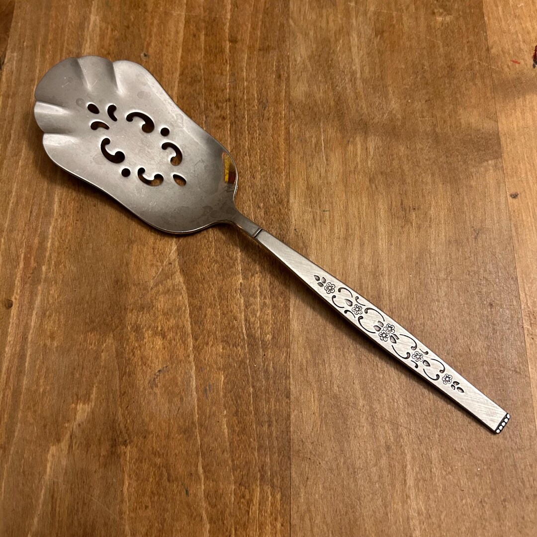 Vintage Oneida Spanada MCM Stainless Steel Pie Server, Oneida Spanada ...