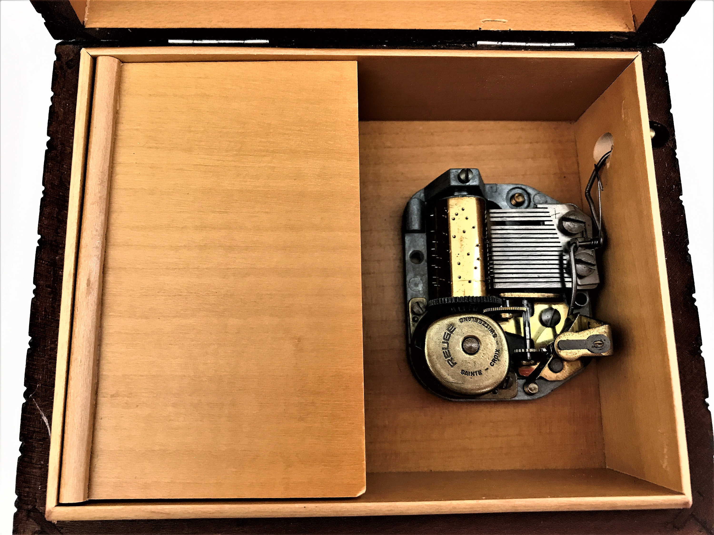 Vintage Reuge Music Box, Reuge Jewelry Music Box, Reuge Treasure Music ...