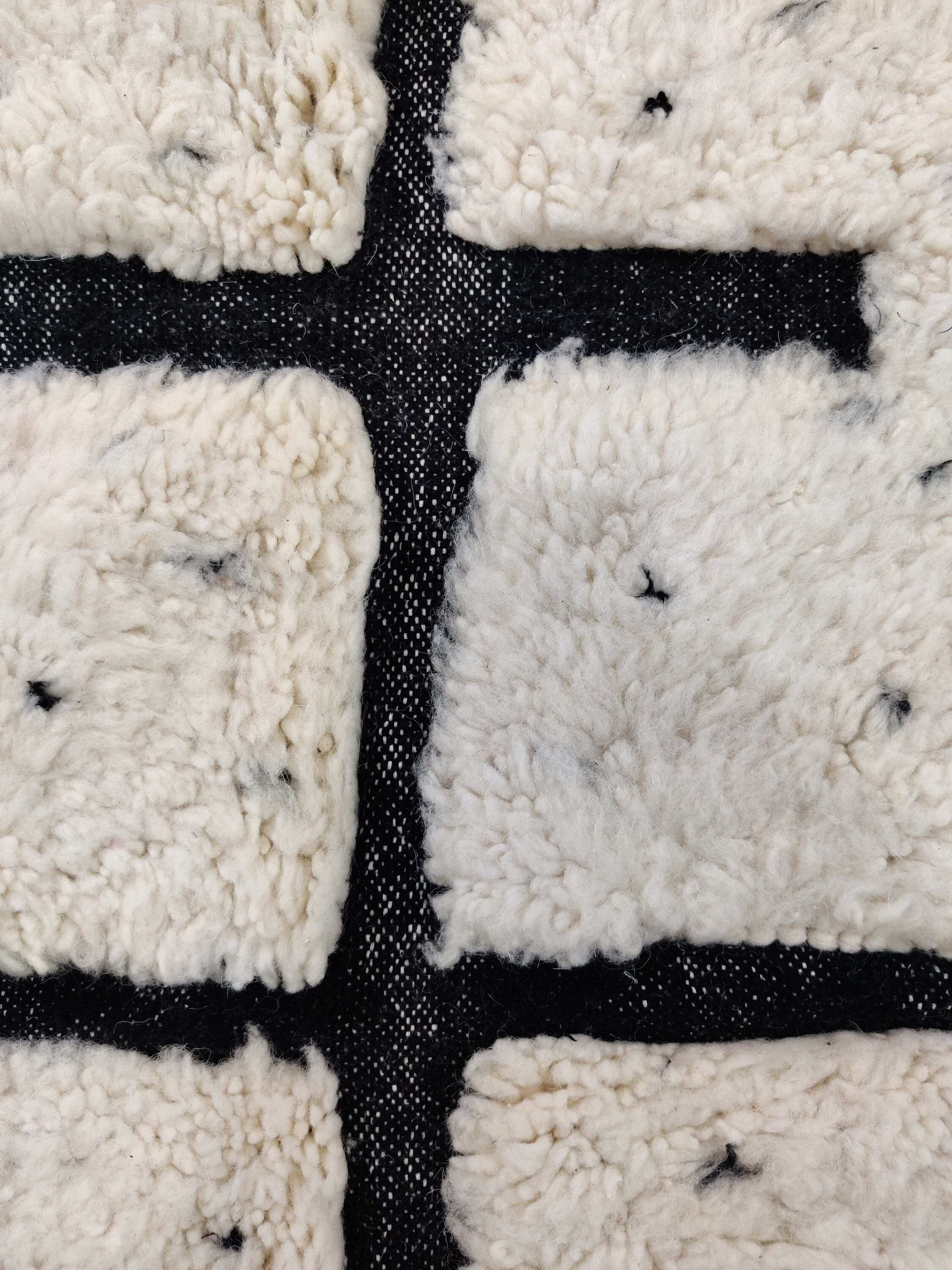 Beber Moroccan Rug, 5x9 Rug,beni Ourain Rug, Authentic Moroccan Rug ...