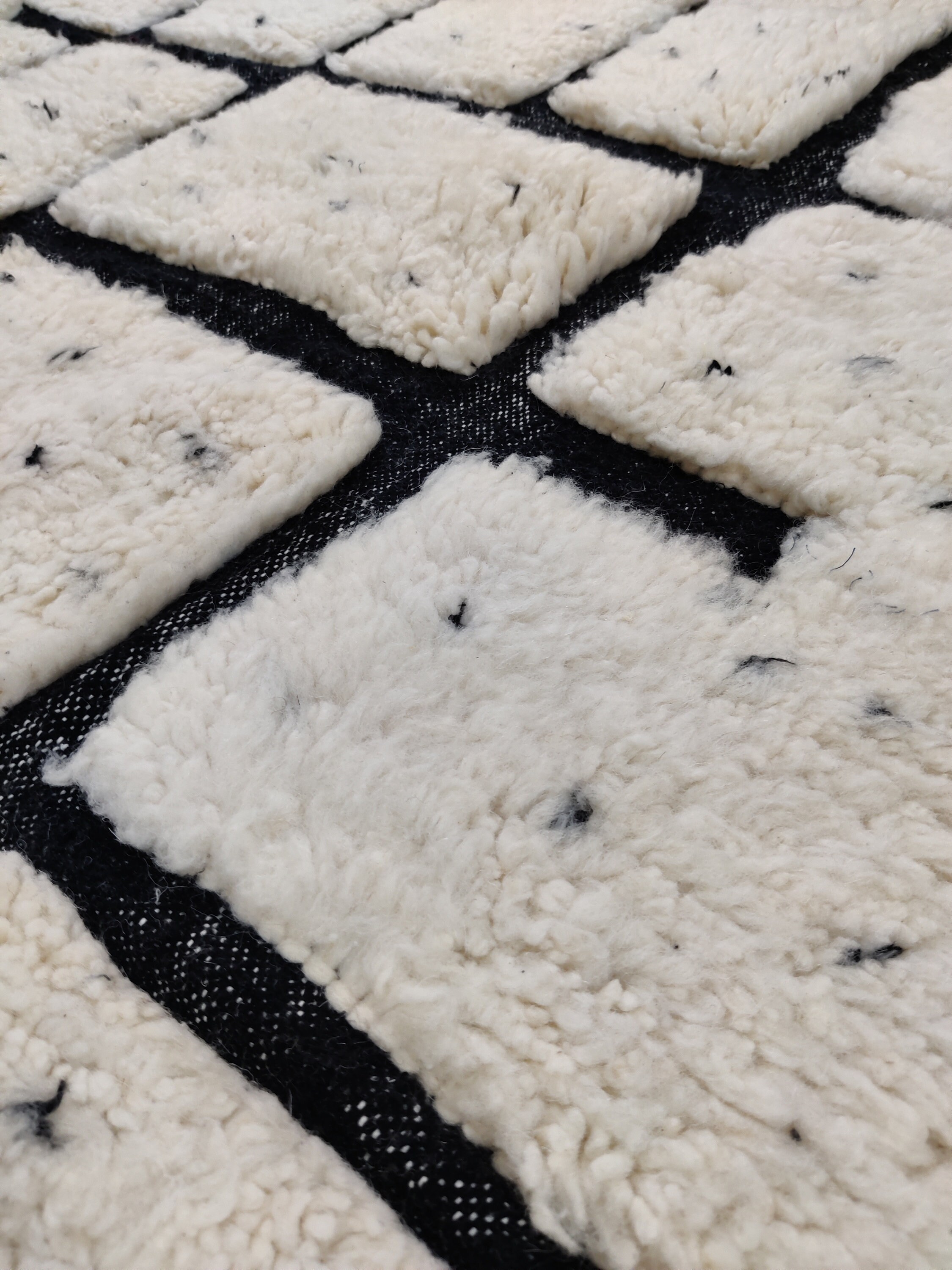 Beber Moroccan Rug, 5x9 Rug,beni Ourain Rug, Authentic Moroccan Rug ...