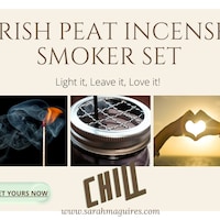 Irish Turf / Peat Incense 'creel' Basket Set (x24 Piece) - the Smell of ...