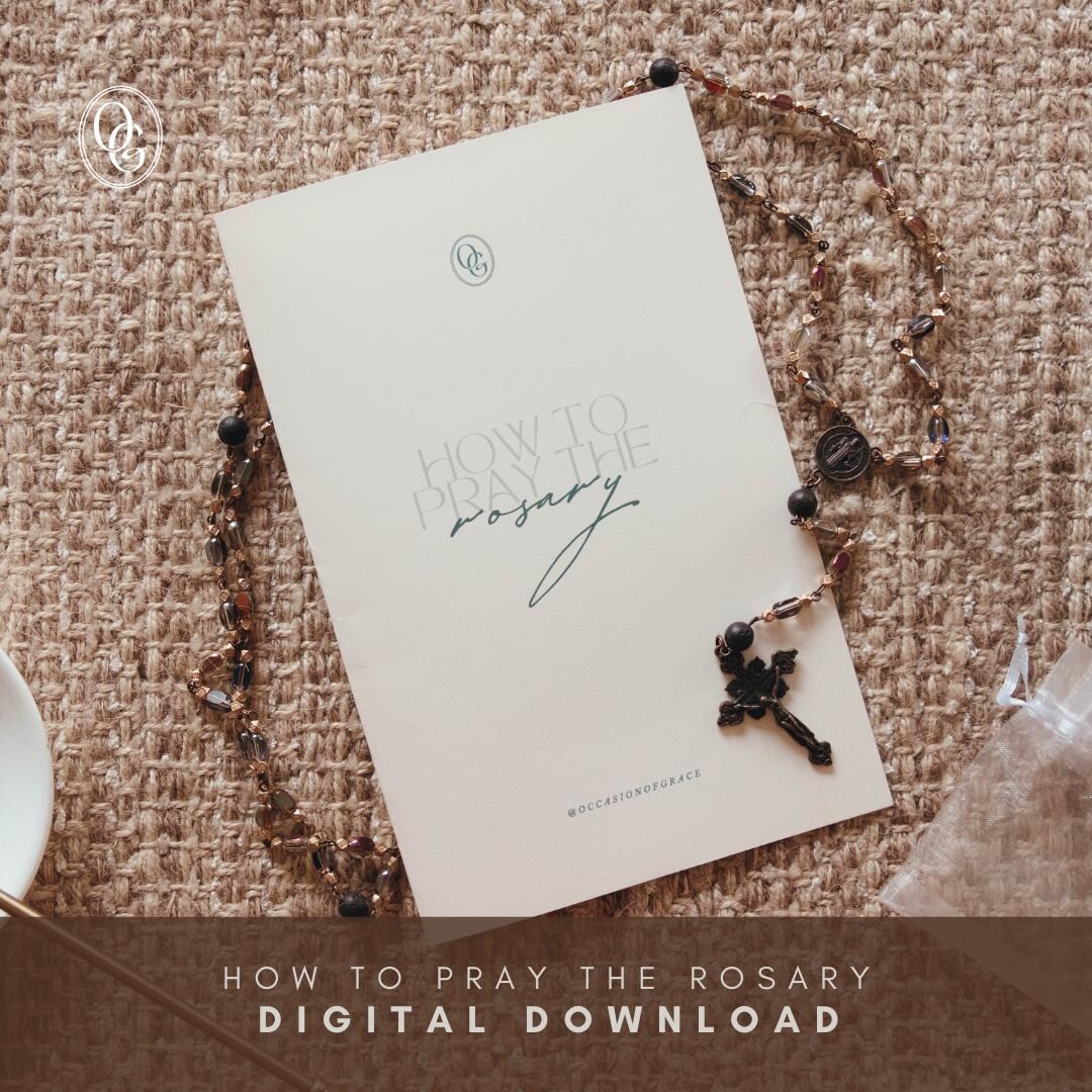 How to Pray the Rosary | PDF Printable Download - Etsy
