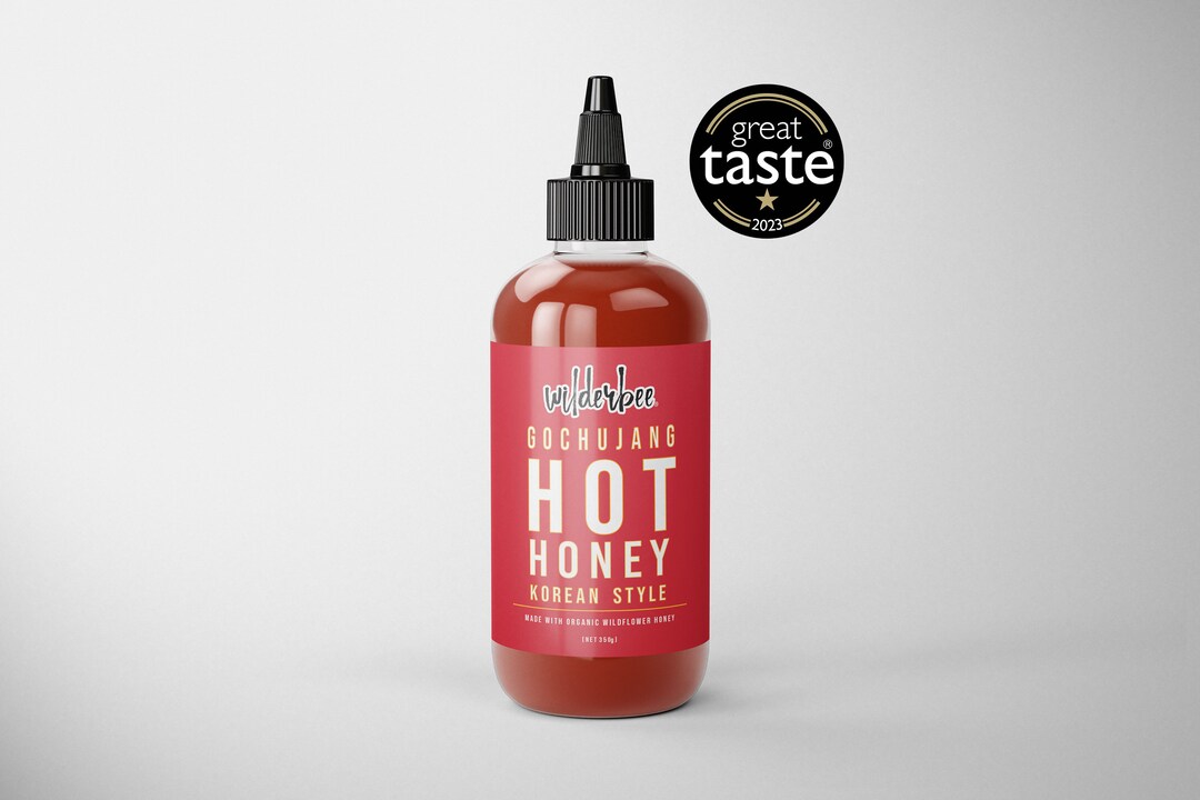 Wilderbee Gochujang Hot Honey Made in UK Bee-friendly, Organic ...