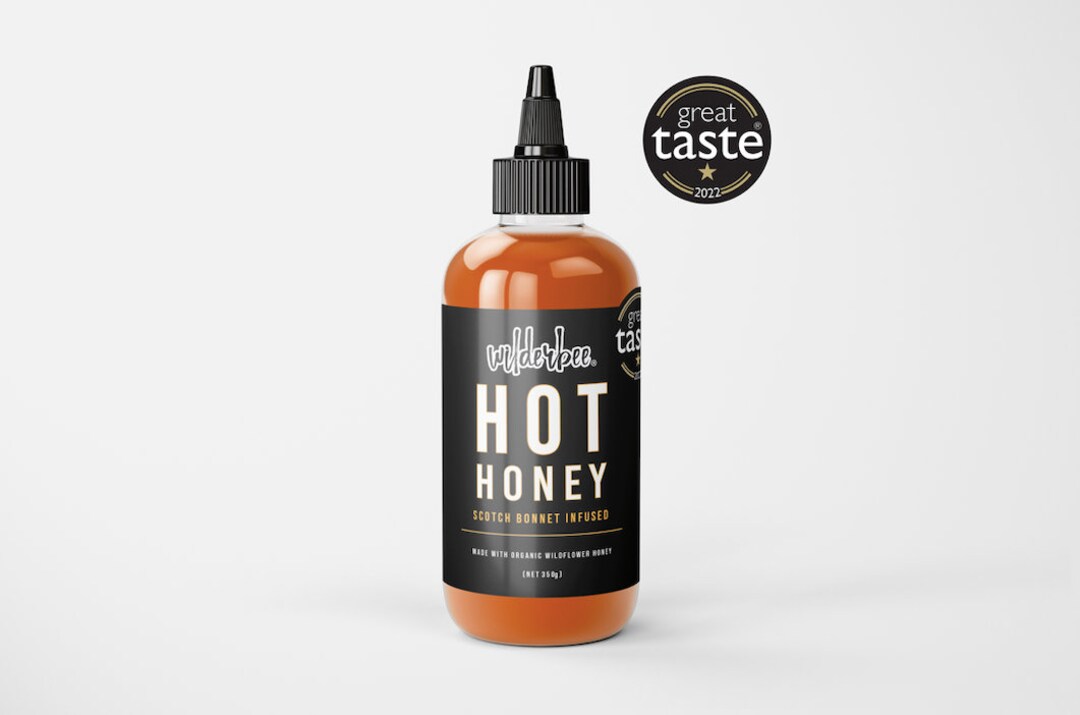 Wilderbee Hot Honey Made in UK Bee-friendly, Organic Wildflower Honey ...