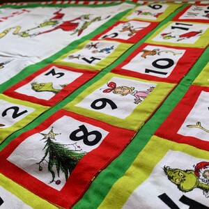 Grinch Reuseable Christmas Countdown/advent Calendar - Etsy